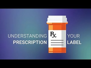 Understanding Your Prescription Label
