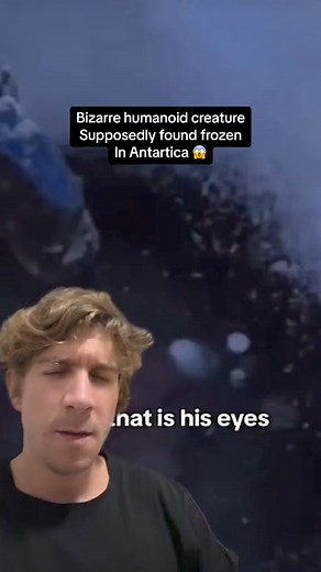 Man stumbles across a monster creature in Antarctica , is this the real deal #antarctica #humanoid | That Is Impossible Official Reel