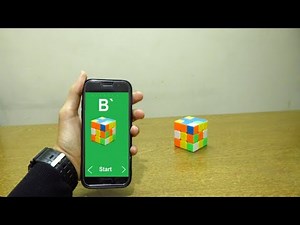 This app solve a Rubik's cube in 20 Moves