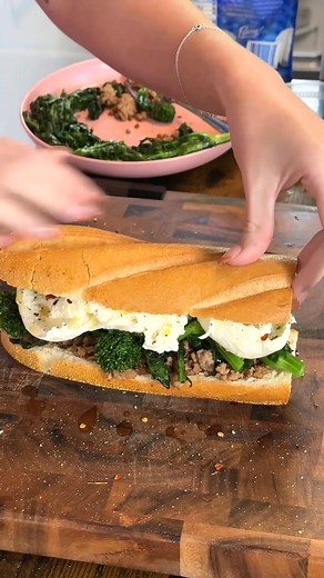 35K views · 2.3K reactions | Fennel Sausage and Rapini! #fastfood #burger #fries #pizza #chicken #sandwich #salad #cooking #easyrecipe #reelsvideo #reels | Sandwich Cutie Cat | Facebook