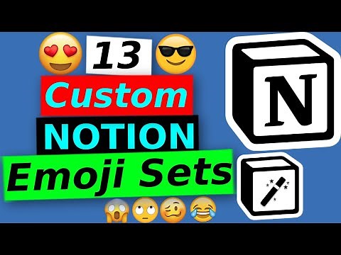How to get CUSTOM EMOJI Icons in Notion | Notion Enhancer Features | Free Notion Add on