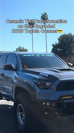 4runner ceramic tint before and after 😱