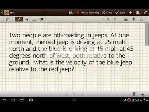 Subtracting Vectors - change in velocity, relative velocity