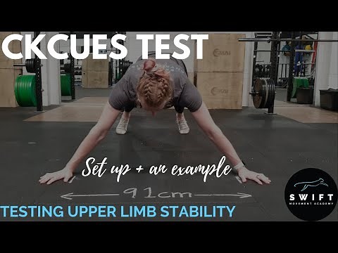 How To Perform the CKCUES Test for Upper Limb Stability