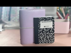 Mini Composition Notebook | Stressed Planner Crafting | Mini Dollar Tree Haul