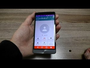 LG G3 s incoming call