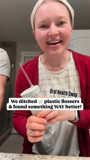 🦷 Oral health is a top priority! After years of cavities and receding gums, Bryan and I have taken extra special care of our oral health this year. And with trying to avoid more plastic, we decided to ditch our standard plastic flosser picks for the 💦 Kiwibird water pick! @kiwibird_global Reasons we love ❤️ it: 1. UVC Sanitization: Eliminates 99.9% of 🦠 bacteria, prioritizing your safety without requiring extra time to sterilize your flosser. 2. Pocket-Size Portability: Ultra-compact design (