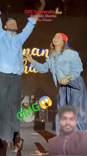 CGC College Student Meets Sunanda Sharma 😍 | Viral Punjabi Celebrity Moment. #viral #love #punjabi