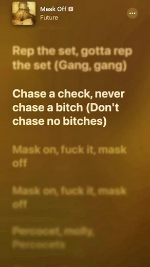 mask off - future #lyriclychee #spedup #future