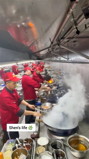 What a Chinese Restaurant Kitchen Is Really Like 🍳🔥#viralvideo #shortvideo #cooking