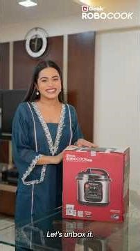 Ghar ka khana, zero tension 🫶Thanks to GEEK ROBOCOOK ELECTRIC PRESSURE COOKER.