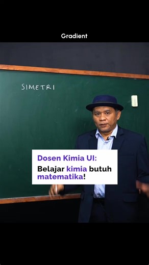 Belajar kimia butuh matematika 🙌😊 Btw, ini cuplikan kelas Kimia Anorganik 1 di Gradient! Akses lengkapnya? Klik link di bio!