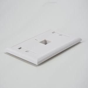 [Hot Item] Network 1 Port CAT6 RJ45 Keystone Us Wall Faceplate 120type America Faceplate