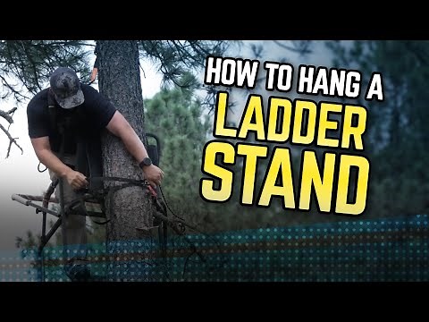 Tree Stand Safety: How To Properly Hang A Ladder Stand Safely with Ralph and Vicki