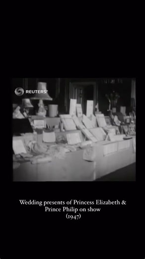 We Rise on Instagram: "#OldVideo 👑✨ Step back in time to 1947, when a young princess named Queen Elizabeth II married Prince Philip, Duke of Edinburgh — long before the crown, before history called her Queen, she was simply a bride surrounded by love, tradition, and an astonishing outpouring of gifts from around the world. More than 2,500 wedding presents arrived from nations, leaders, charities, and ordinary citizens — a dazzling mix of grand treasures and heartfelt tokens. From an elegant dia