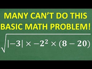 Most MATH Students Get This WRONG! Square Root & Absolute Value Challenge
