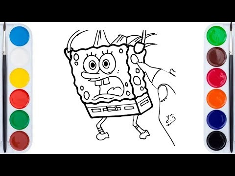 How to Draw a Cute Sponge | Easy Drawing for Kids