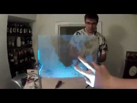 Building a Transparent Two Sided Touchscreen with Ubi Displays