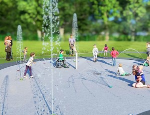 Abandoned UK lido is being transformed into £795k splash park with aqua tent