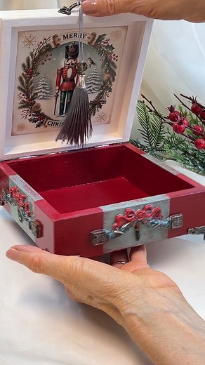 5.5K views · 79 reactions | Nutcracker Christmas Crafts  Decoration DIY #christmasdecor #crafts #handmade #decor #diy #diycrafts #decoupage | Aistcraft Decoupage Paper | Facebook
