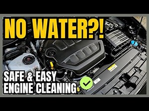 How to Clean Your ENGINE Bay Without WATER – Safe and EFFECTIVE Method