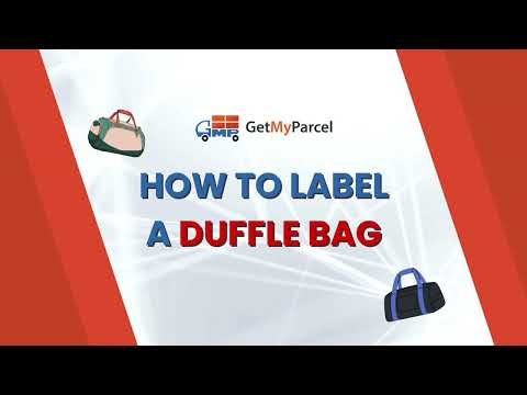 What's the BEST Way to Label Your Duffle Bag for Shipping?