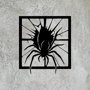 Gothic Spider Shattered Window Vector - Laser Cut CNC File - Etsy