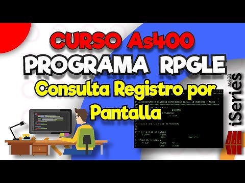 ✅Curso AS400 Administración en AS400 Programa Consulta registros.