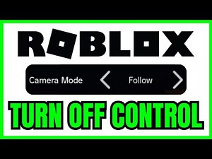 How To TURN OFF Camera Control In Roblox (QUICK & EASY) 2026