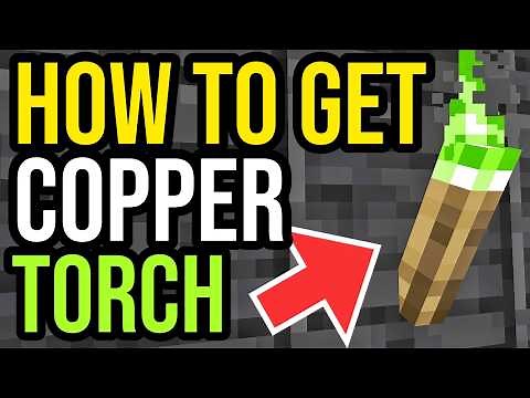 How To Get a COPPER TORCH In Minecraft Java & Bedrock