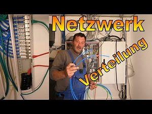 Netzwerk ordentlich Verteilen 😋 Elektroinstallation auf der Baustelle ⚡Freunde des Stroms⚡
