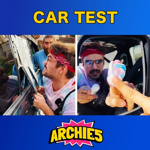 Open Car Window with Duck Tape! Does it really work?😱 | Archie5