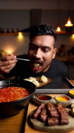 asmr eating challenge food | 🍜 #mukbang