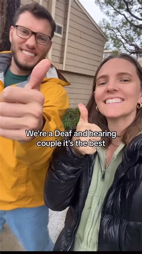 This was fun to make 😂😂😂 #deafandhearing #deafandhearingcouple #funny #asl #signlanguage #deaftiktok #deafcommunity | Oursignedworld