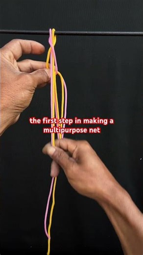 the first step in making a multipurpose net #netvoli