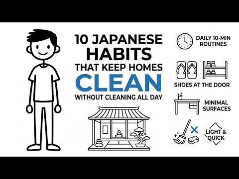 10 Japanese Habits That Keep Homes Clean Without Cleaning All Day