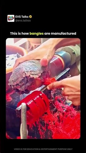 This Is How Bangles Are Manufactured 😳✨