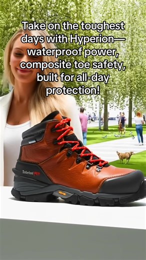 Timberland Men's Heritage Hyperion 6 inch Composite Toe Waterproof Work Boot #workboots #safetyboots #timberlandpro #mensworkwear #fyp