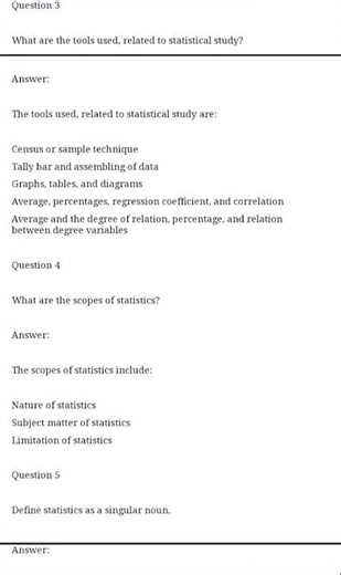 🔥Class 11 Statistics Chapter 1🙂 Important💞 Questions Answer ☠️#Ramdip