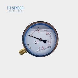 [Hot Item] Manómetro de presión con movimiento de latón lleno de líquido y logotipo OEM
