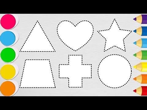 How to Draw 2D Shapes Easy | SHAPES DRAWING
