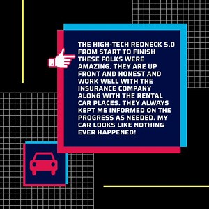 Thank you High-Tech Redneck for the 5.0 Review, you’re amazing . We Love what we Do, we strive for  Customer Satisfaction. #ImpactVegas #SuddenImpactAutoBody | Sudden Impact Auto Body | Facebook