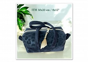 ITH Embroidery File, Hoop 8x12" , Cosmetic Bag, Make-up Bag, Doll Carrier Bag, Toiletry Bag - Etsy