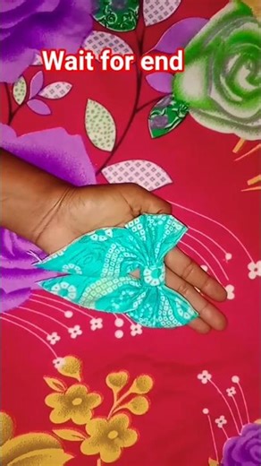 How to make bow hair clips at home || How to make bow with cloth at home #shortsfeed #song #shorts