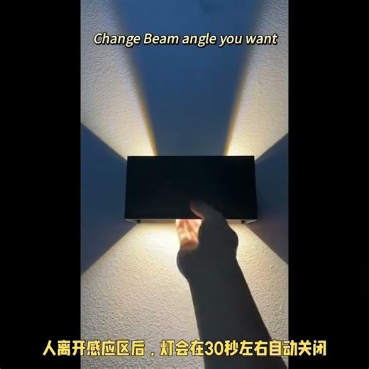 Motion sensor energy-saving wall lamp#walllamp #amazingledlights #ledlights #electrician