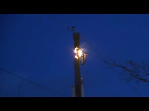 Transformer blows on utility pole in Lititz