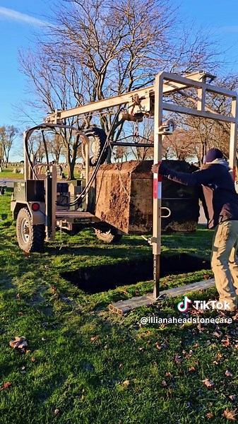 What is a burial vault dissinterment and/or Exhumation? Part 3. #FYP #funeralservice #disinterment #vaultcart #fypシ #graveyard #interment #swinging #foryou #wilbert #exhumation #graveyardtok #cemeterytok #grave #graveyardtok #cemetery #trurebel #Monticello #relocation #johnnyhandler #graveside #Funeral #committalservice #burialvault #wilbertburialvaults #vaultmen #cemeterywork #equipment #Burial #gravedigger #gravedigging #gravesite #cemeterylovers #education #training #vault #CapCut