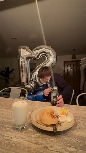 2.3K views · 53 reactions | He woke up 12 today… and we celebrated the only way reasonable parents would: silly string ambush   Look — we don’t make the rules. We just enforce the fun ones. Happy Birthday Wyatt, we 﫶 you! 12 is wild already and it’s only day one. Buckle up — we’ve got memories to make ✨ | Morgan Shaye Welch | Facebook