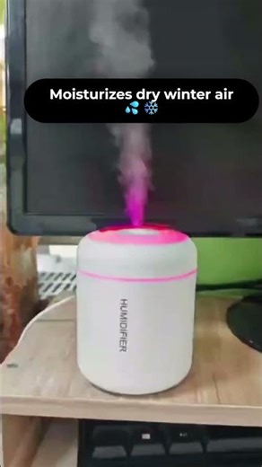 Cozy humidifier for bedrooms & desks 🌫️✨
