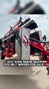 2017 Kuhn Merge Maxx 902 Belt Merger available now! Order via our website https://vist.ly/4cbjj | Swinnerton Machinery Ltd